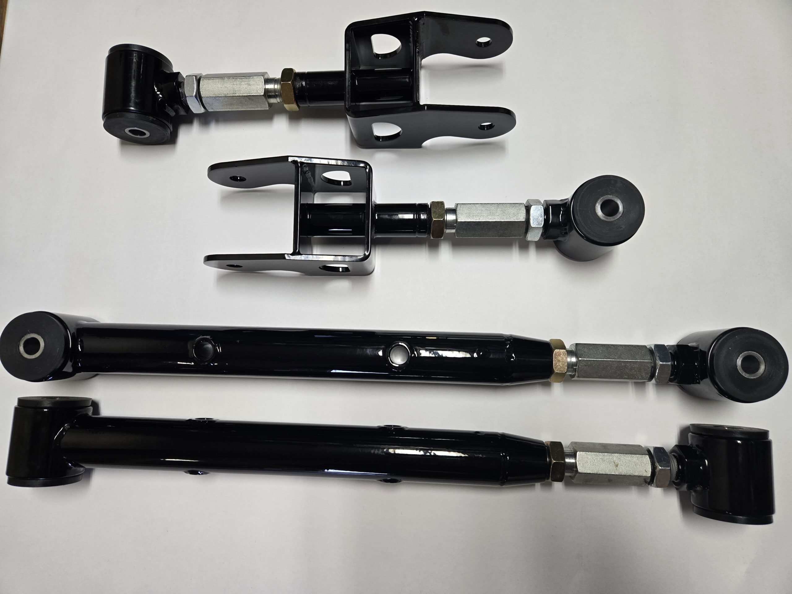 1-1/2 Mild Steel Rear Lower Control Arms Poly Double Adj & Poly Double ...