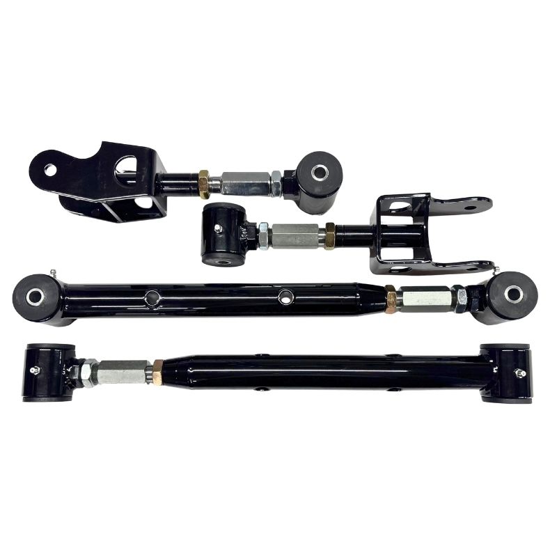 1-1/2" Mild Steel Rear Lower Control Arms Poly Double Adjustable & Poly ...